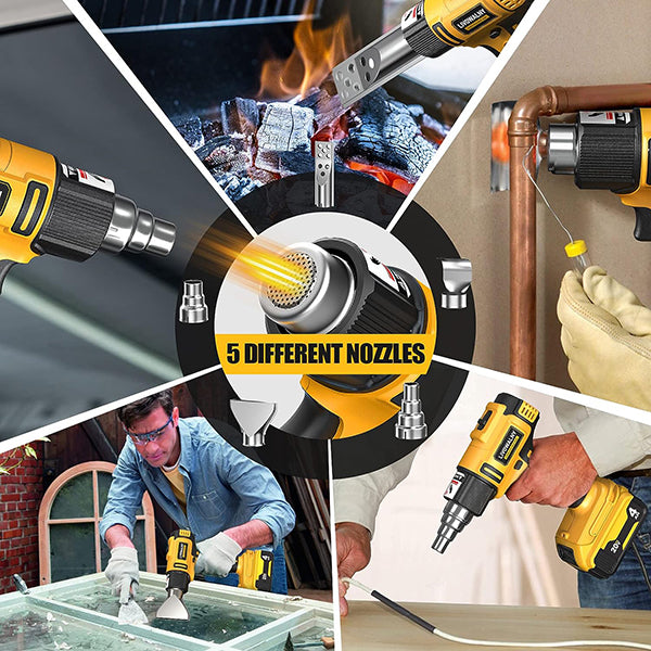 Best Heat Gun for Crafts: Cordless & Battery Powered Heat Gun - Livowalny