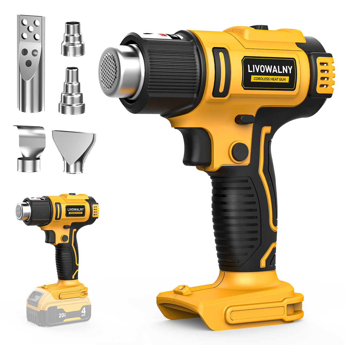 Battery Operated heat gun Heat Shrink Gun for DIY & Professional ...